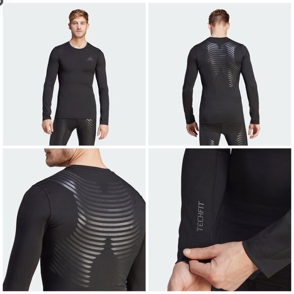 adidas | Shirts | Adidas Techfit Control X Rheon Long Sleeve ...
